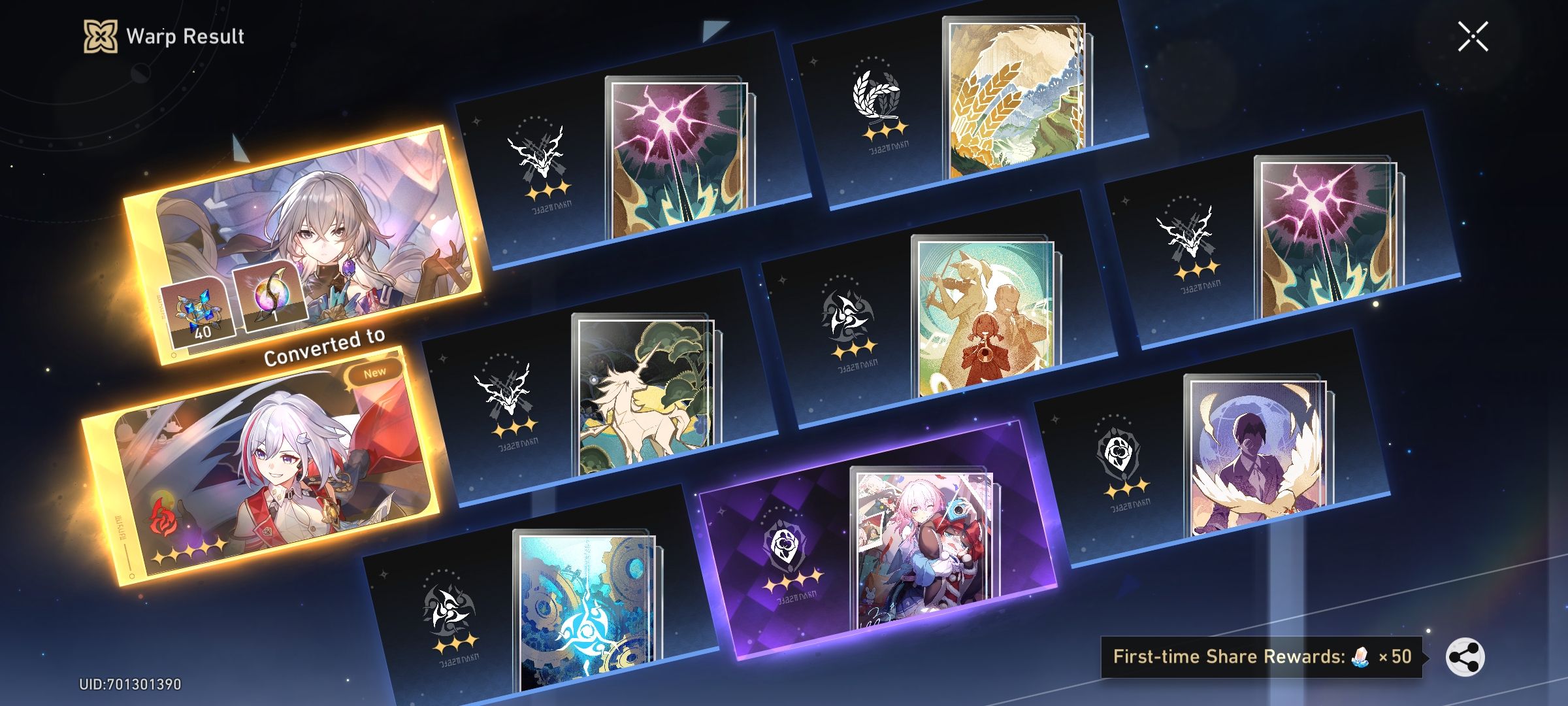 Double 5* at 1 pity Honkai: Star Rail | HoYoLAB
