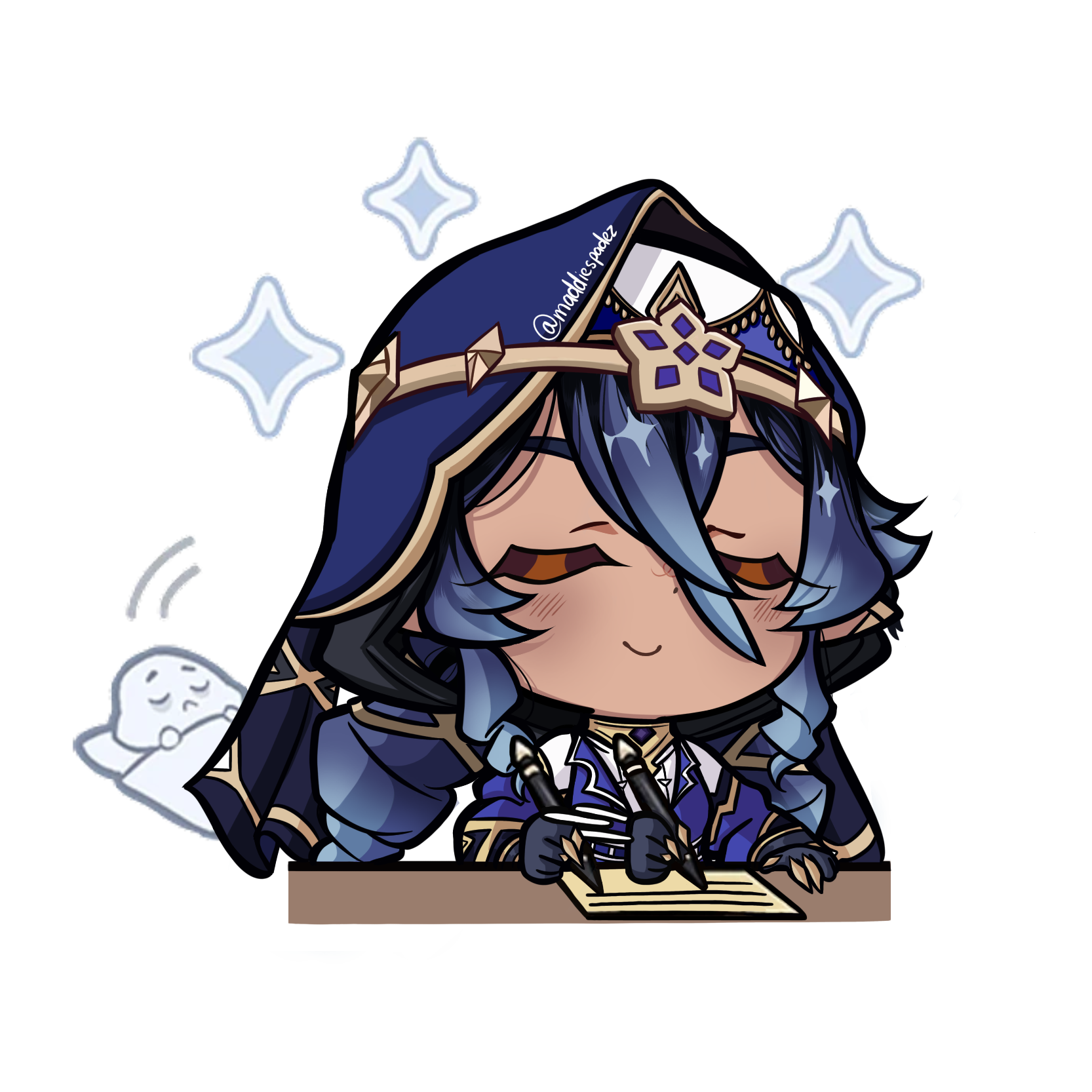 Layla sticker (edited) Genshin Impact | HoYoLAB