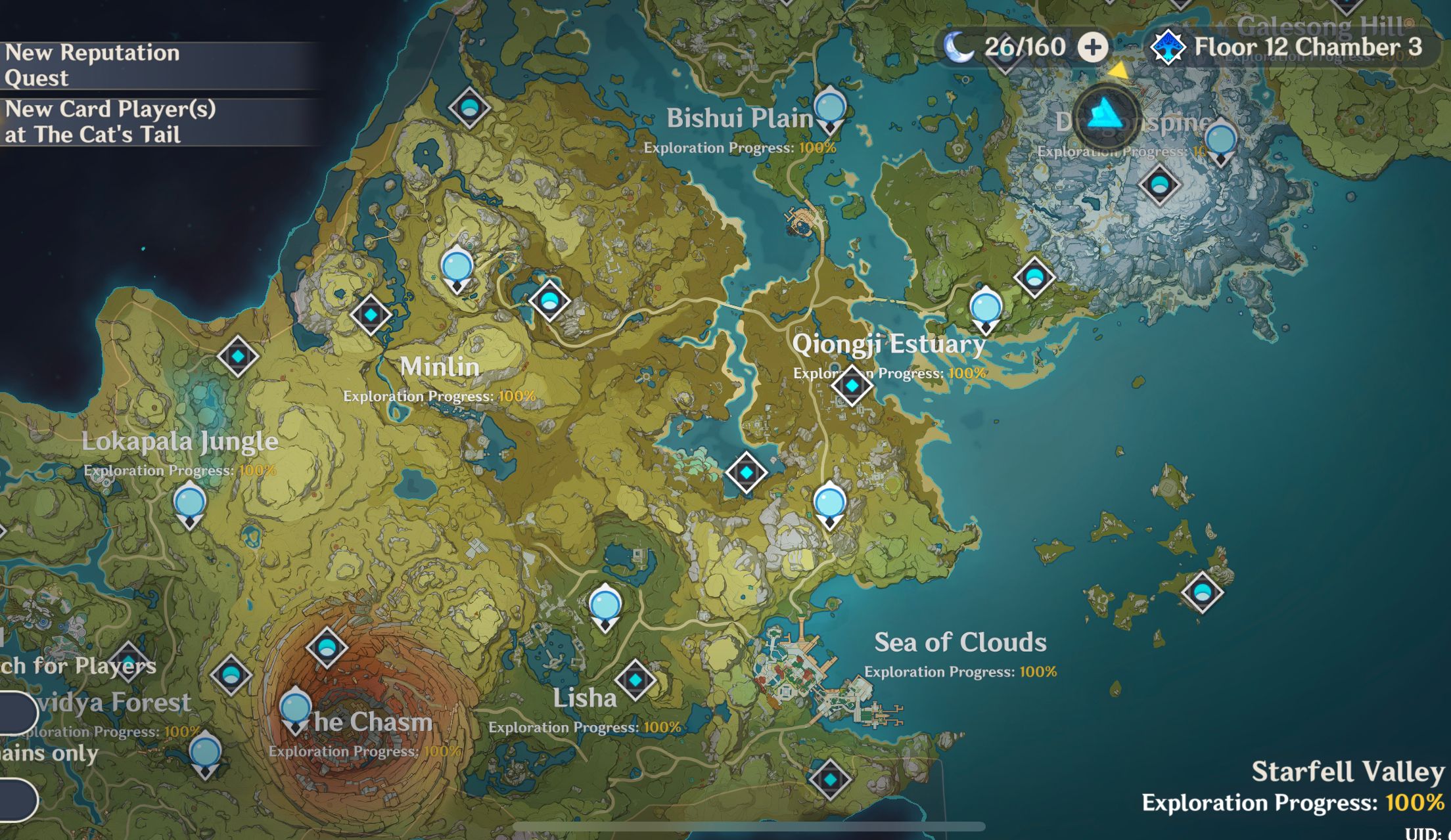 100% exploration all regions (pre-4.2) Genshin Impact | HoYoLAB