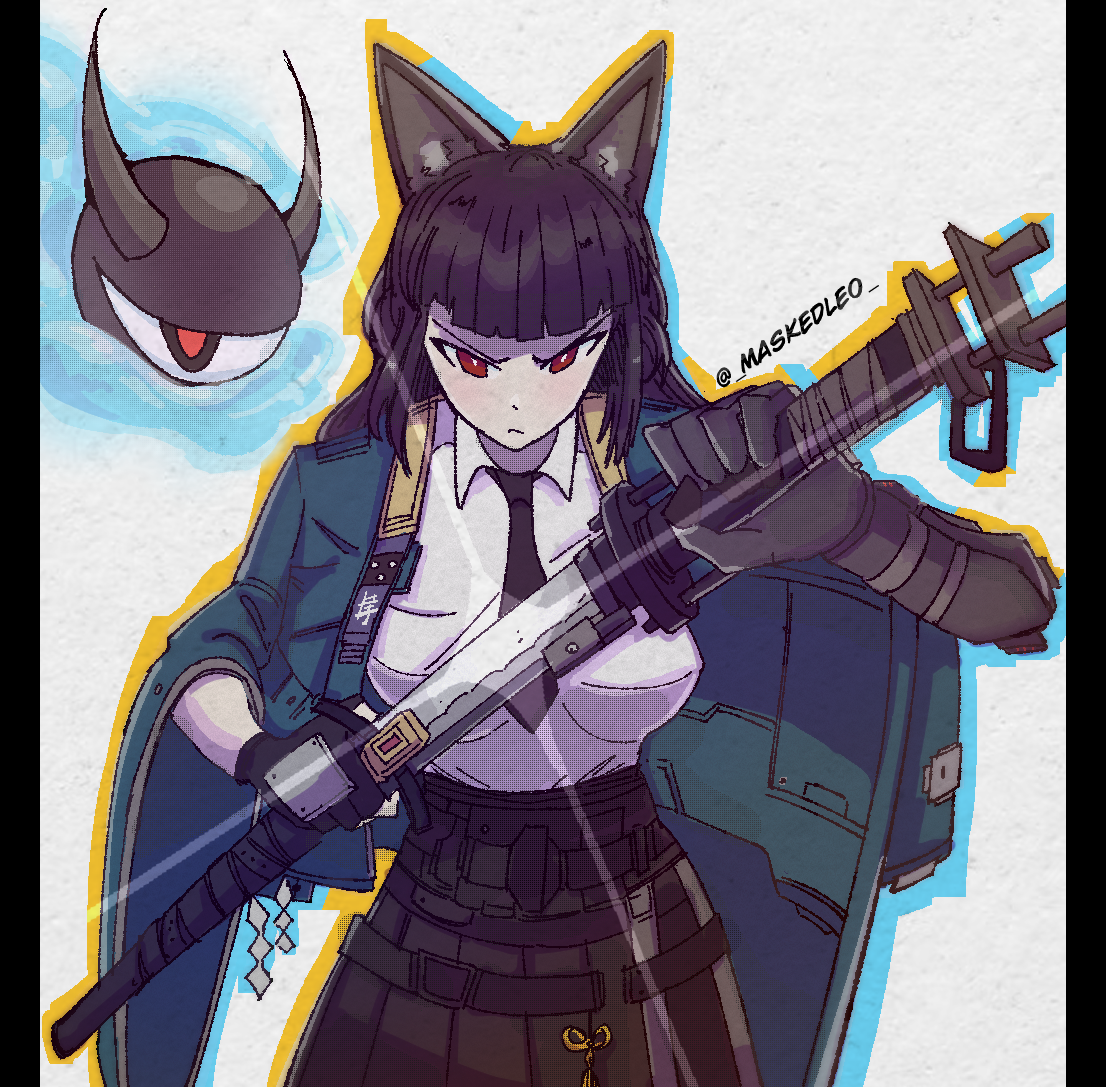 "I'LL CUT THEM DOWN." (HOSHIMI MIYABI FAN ART) Zenless Zone Zero | HoYoLAB