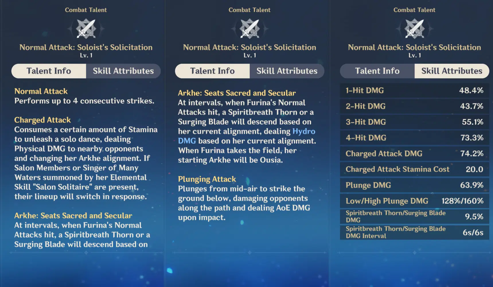 [V4.2] Hydro Archon Furina~ Top Tier DMG Support | Talent ...