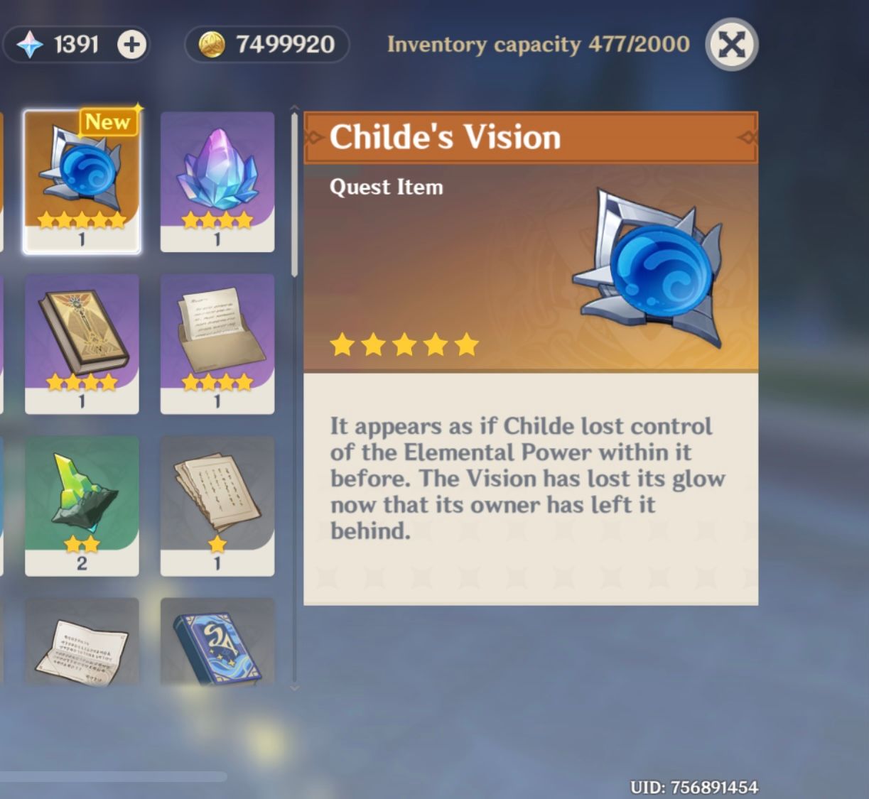 Got Childe’s vision Genshin Impact | HoYoLAB