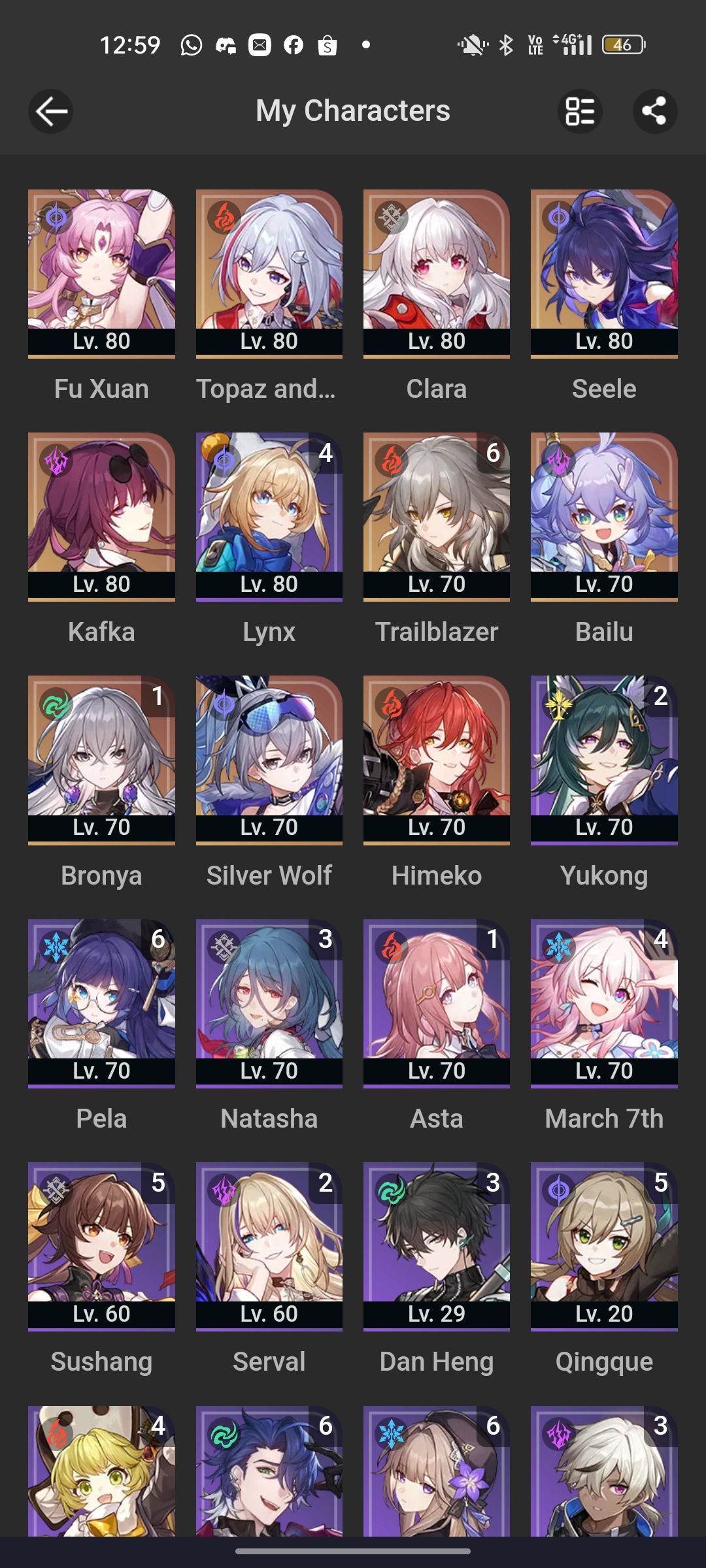 How do I have every 4star with eidolons and Neck snap lady is still ...