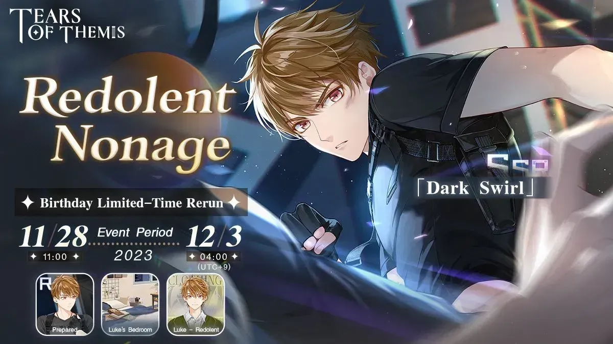 Redolent Nonage Birthday Series Limited-Time Rerun Tears of Themis ...