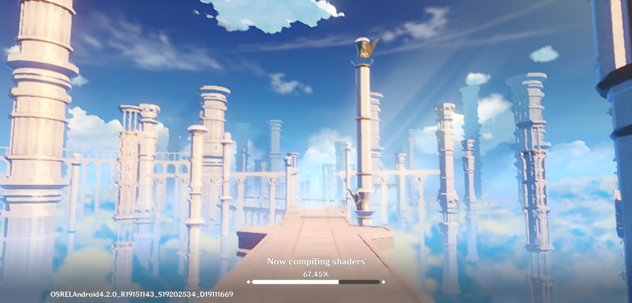 Let me go into space for while , when genshin loading Genshin Impact ...