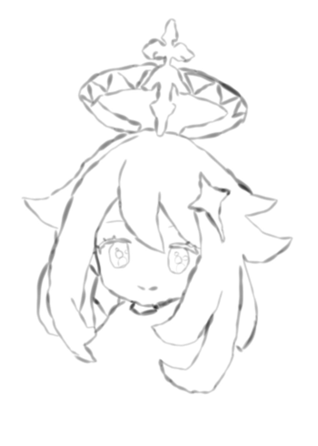 Paimon Sketch/work in progress Genshin Impact | HoYoLAB