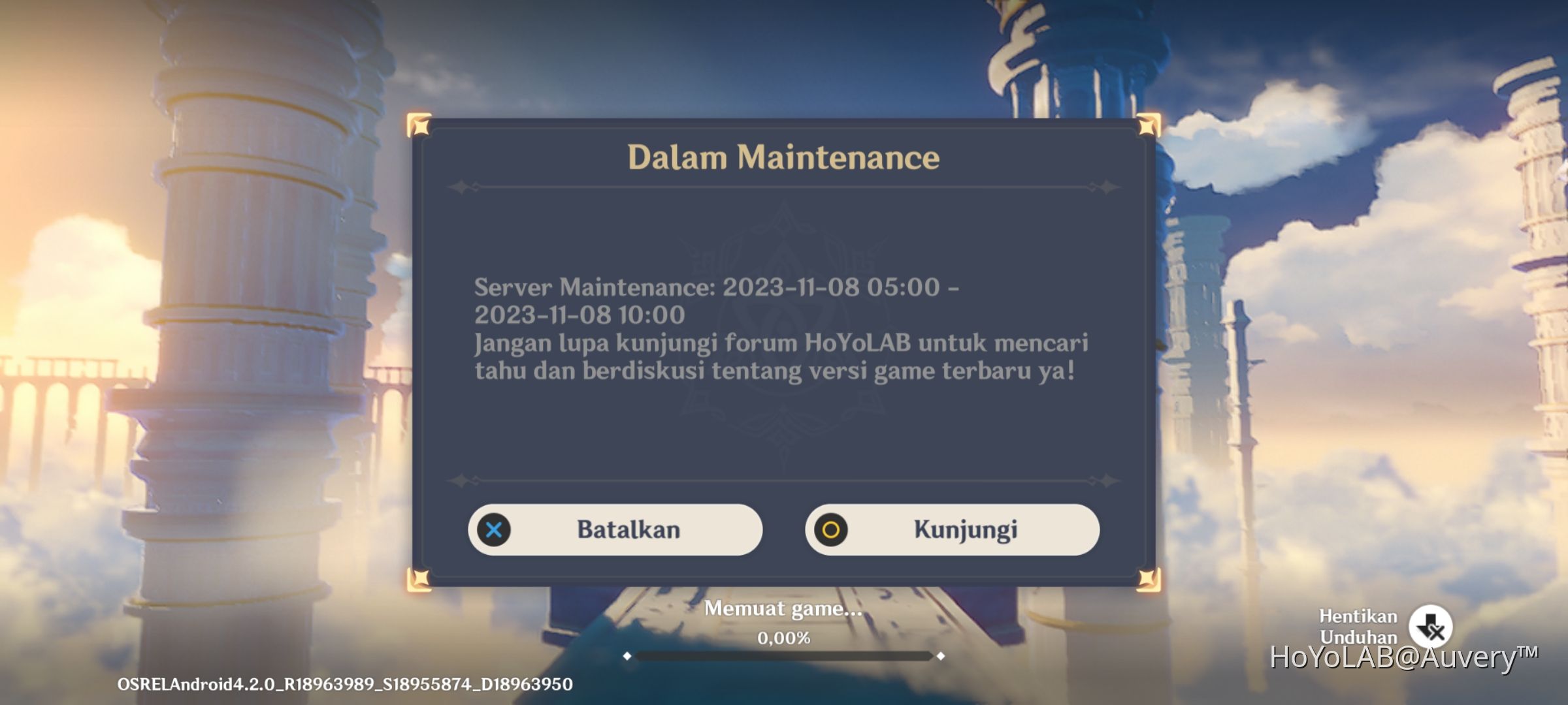oalah masih maintenance Genshin Impact | HoYoLAB