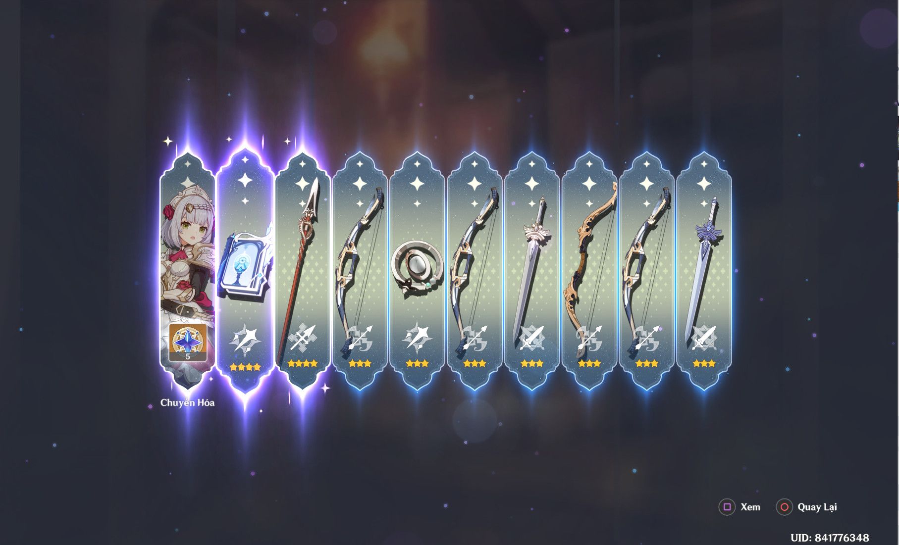 Why I don't get Masterless Starglitter when I pull 4-star weapon ...