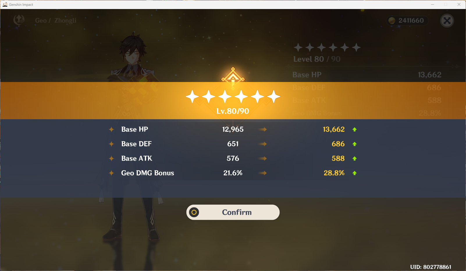 Zhongli 5th Char has reached the Milestone Genshin Impact | HoYoLAB