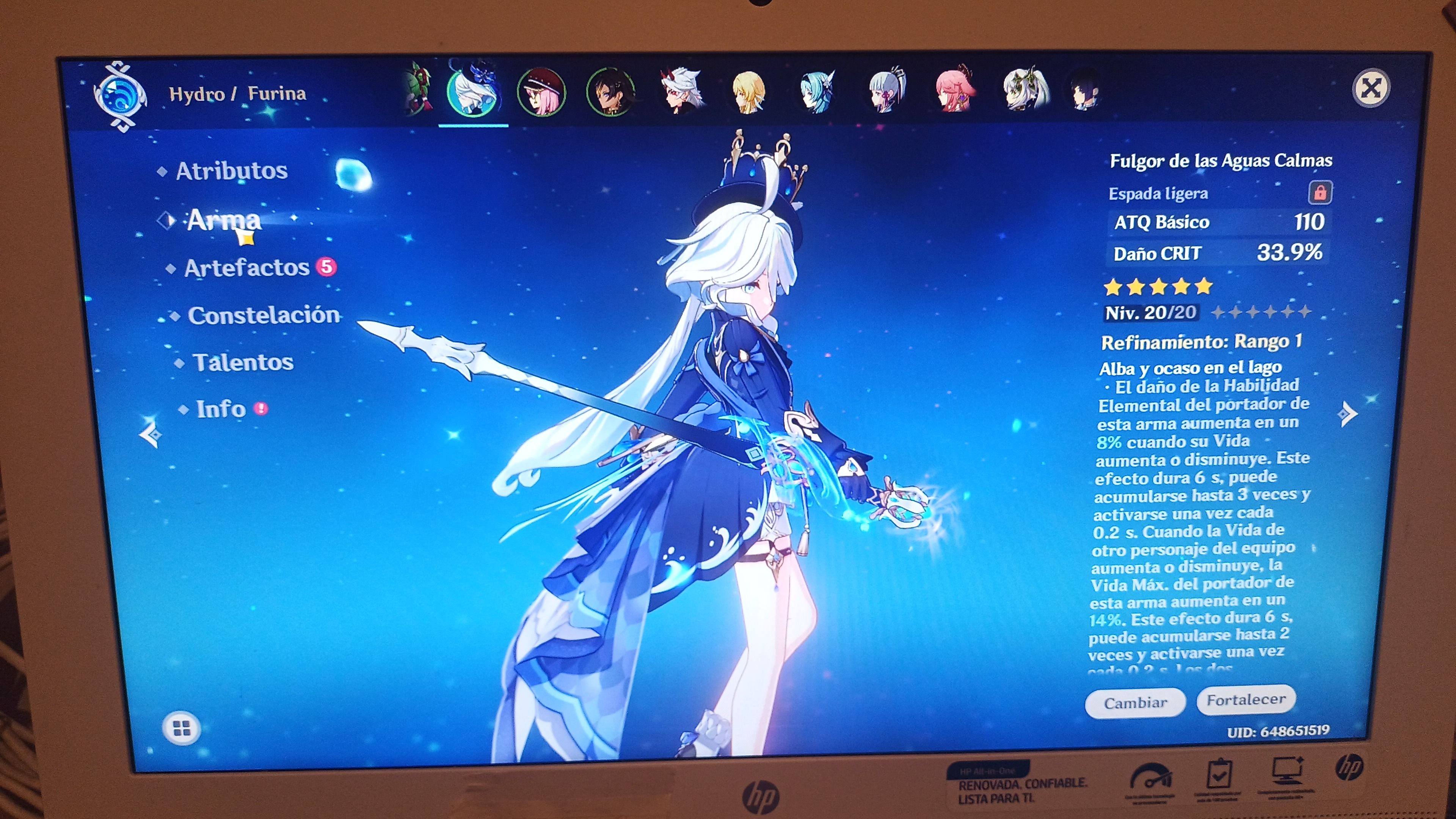 180 deseos... furina c1, con su arma y una charlotte c5 hua!!!! Genshin ...