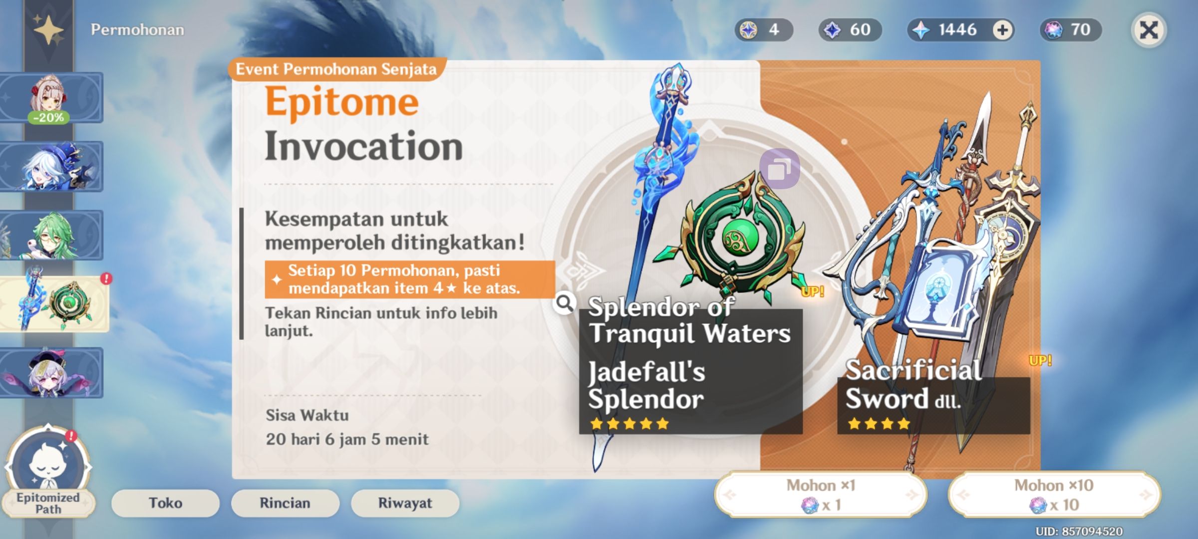 modal nekat Genshin Impact | HoYoLAB