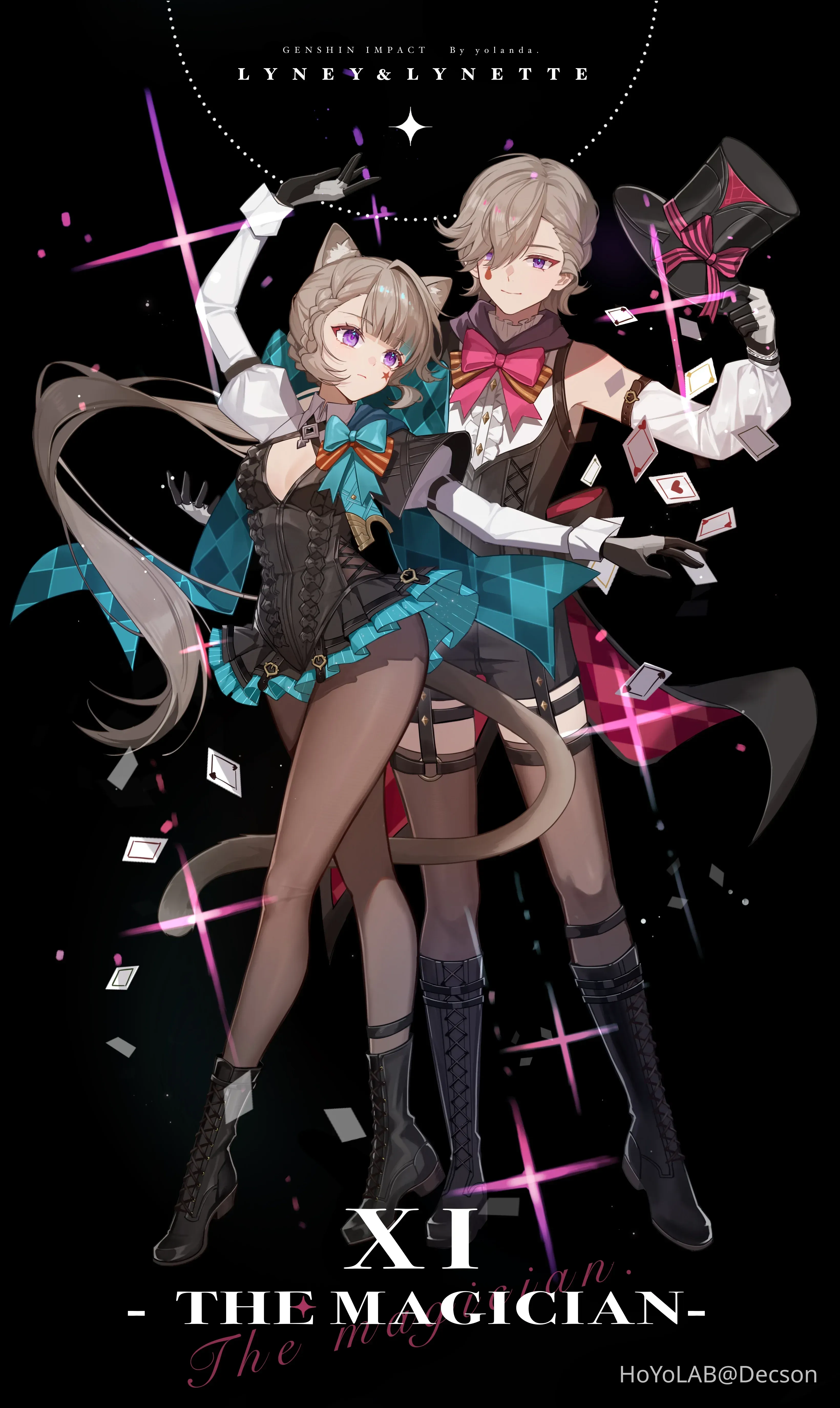 Lyney and Lynette Genshin Impact | HoYoLAB