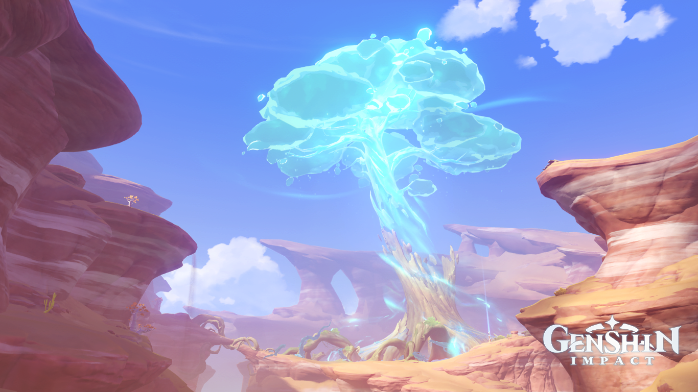 This tree is so prettyyyy Genshin Impact | HoYoLAB