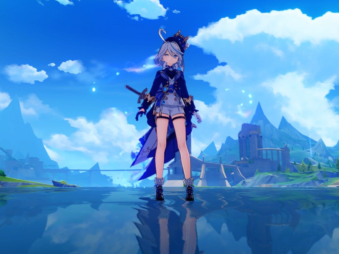 Furina Black and White Genshin Impact | HoYoLAB