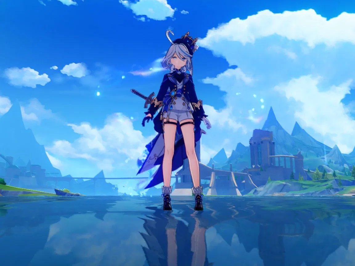 Furina Black and White Genshin Impact | HoYoLAB