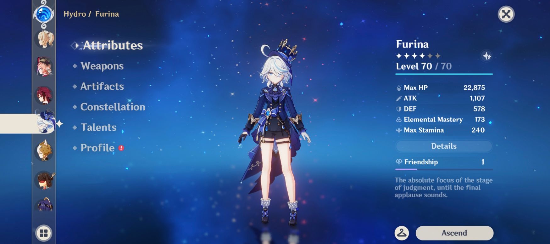 Furina🩵 Genshin Impact | HoYoLAB