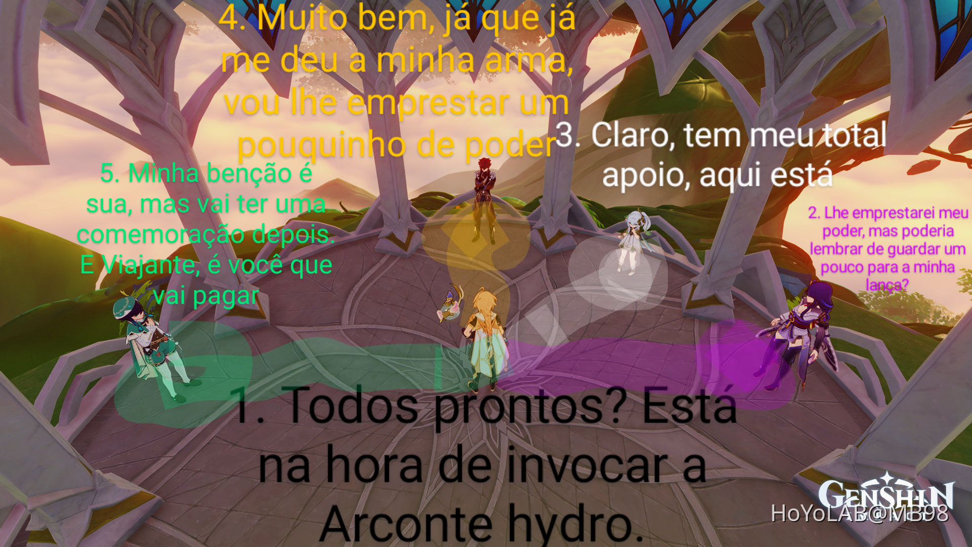 Invocando a Furina + Meme dos Arcontes Genshin Impact | HoYoLAB