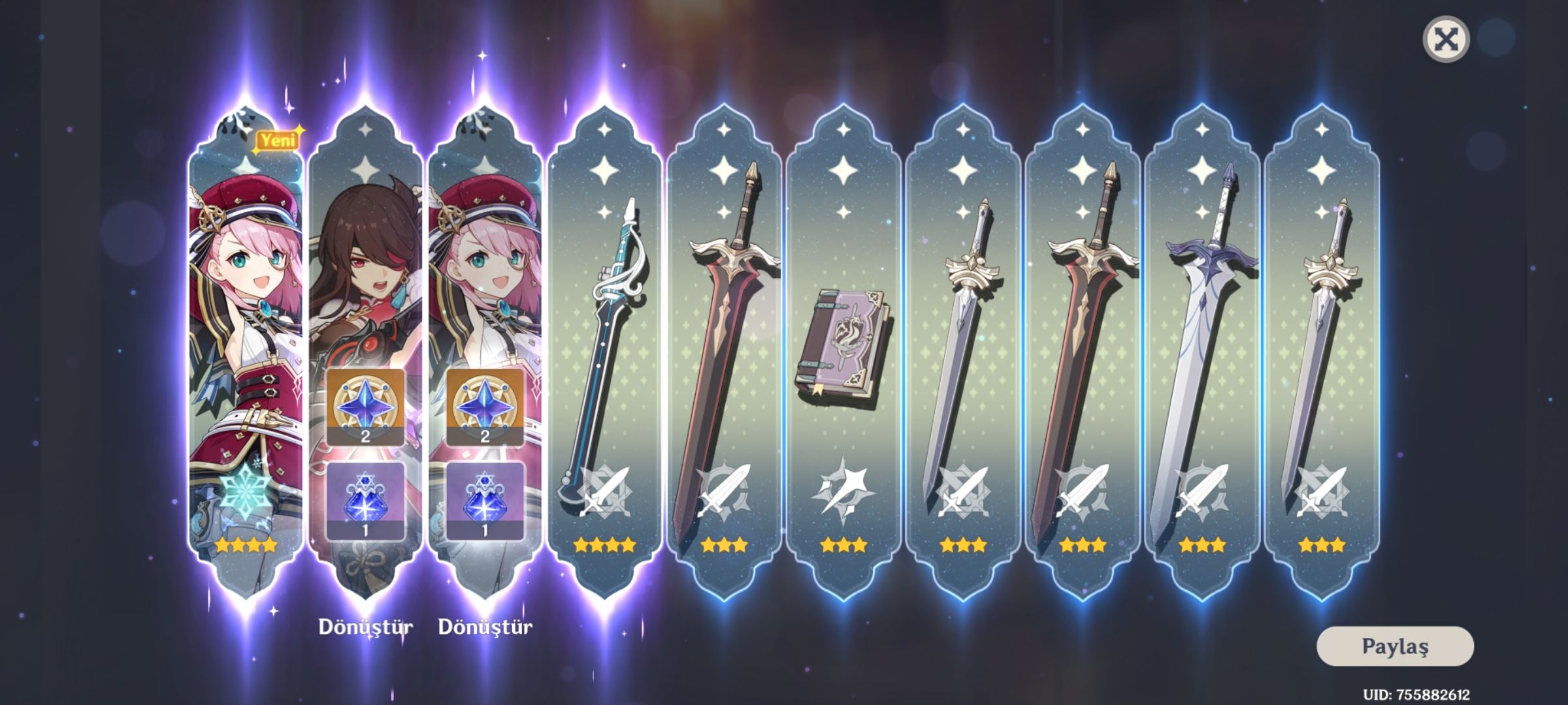 Furina wishlerim Genshin Impact | HoYoLAB