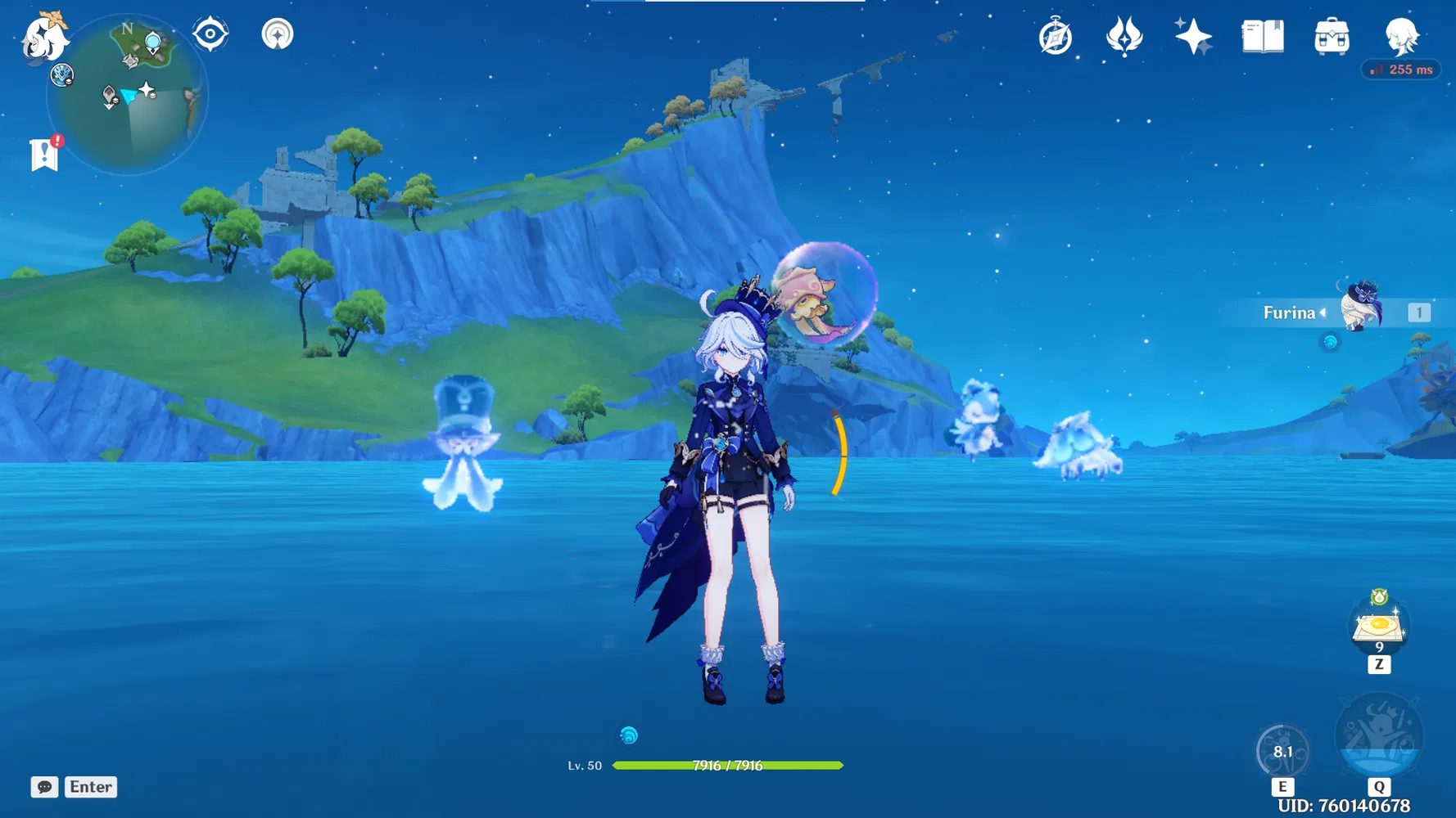 Furina's walking on water.. Genshin Impact | HoYoLAB