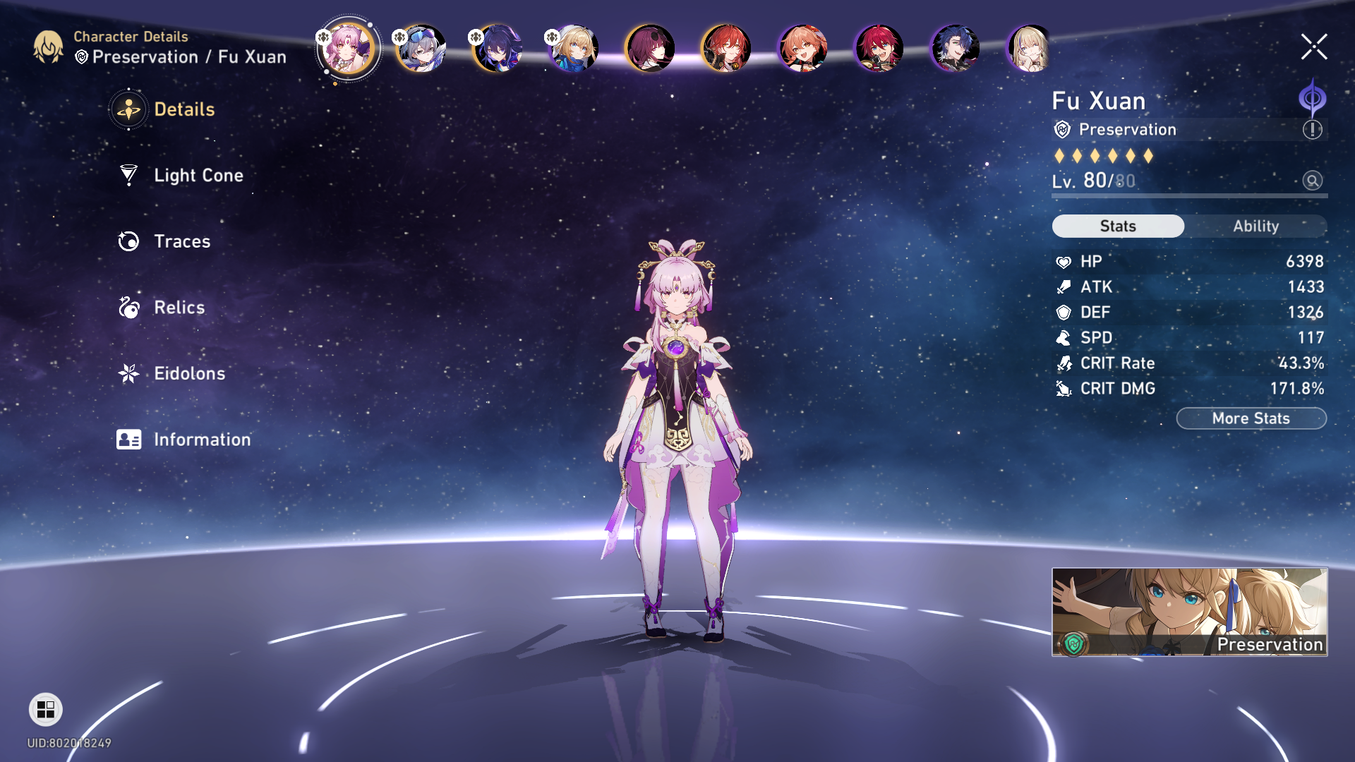 T.A.N.K. BUILD FU XUAN Honkai: Star Rail | HoYoLAB
