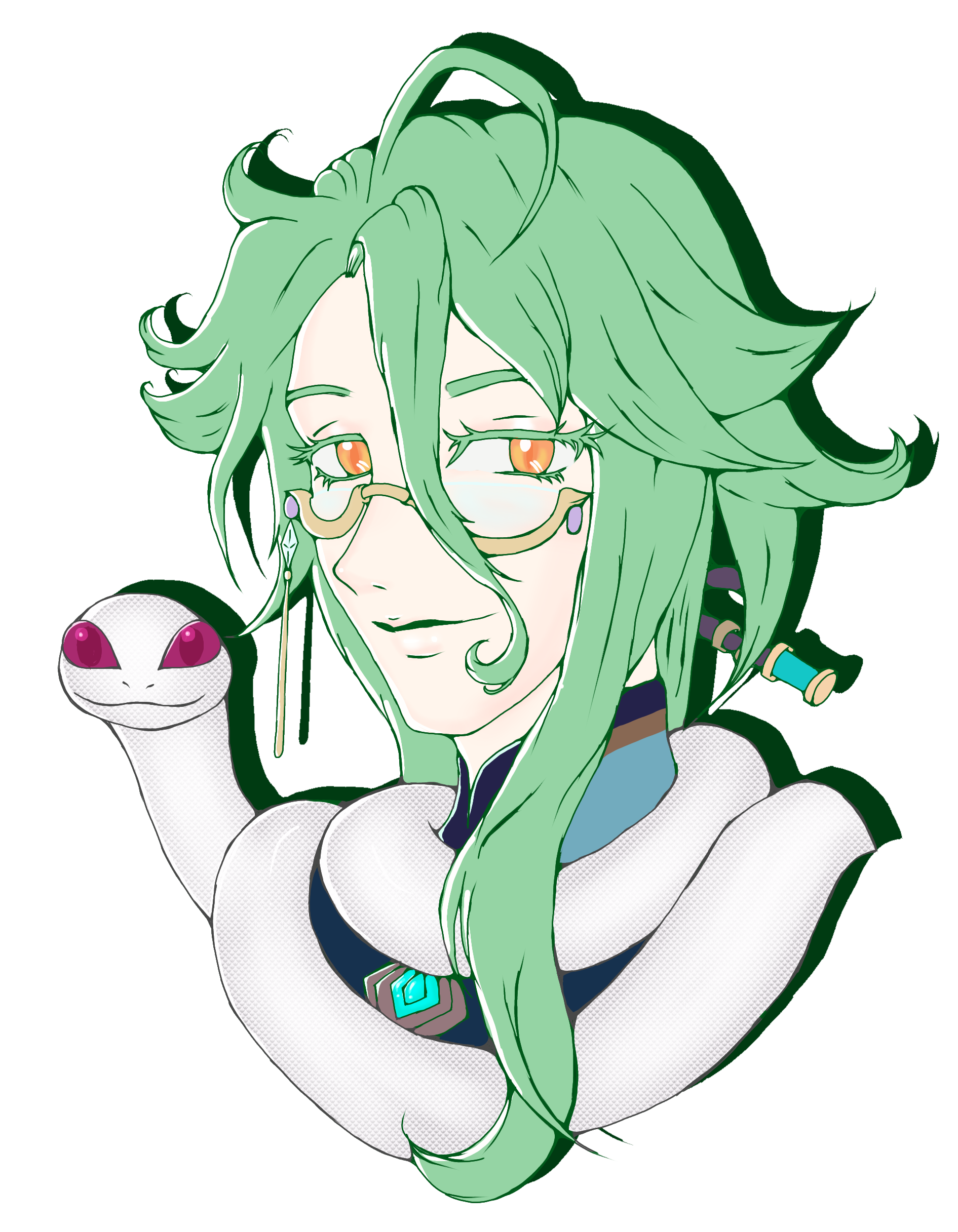 Baizhu fanart Genshin Impact | HoYoLAB