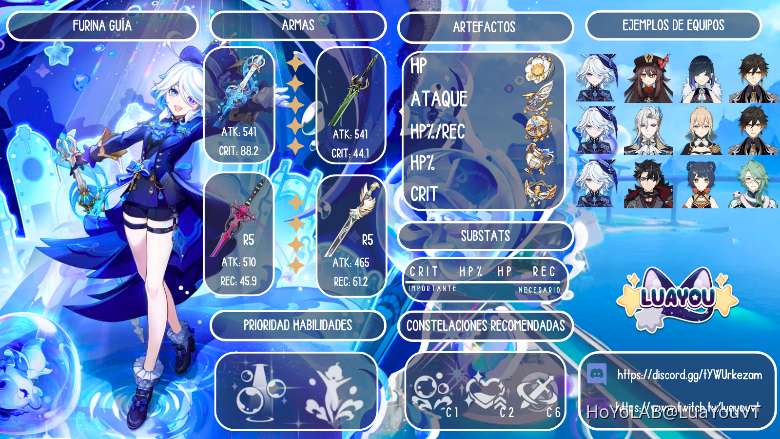 GUIA FURINA Genshin Impact | HoYoLAB