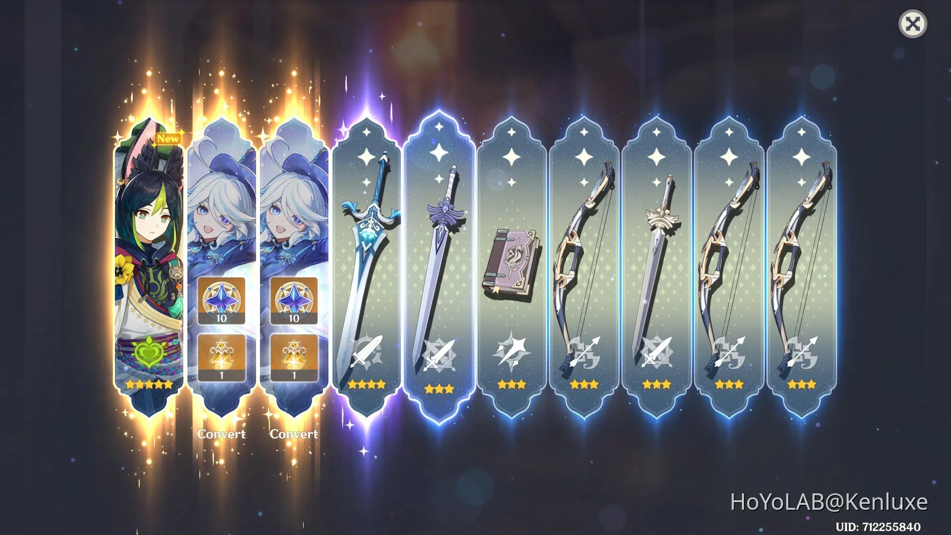 TRIPLE 5*!! LUCKIEST C6 FURINA PULLS Genshin Impact | HoYoLAB