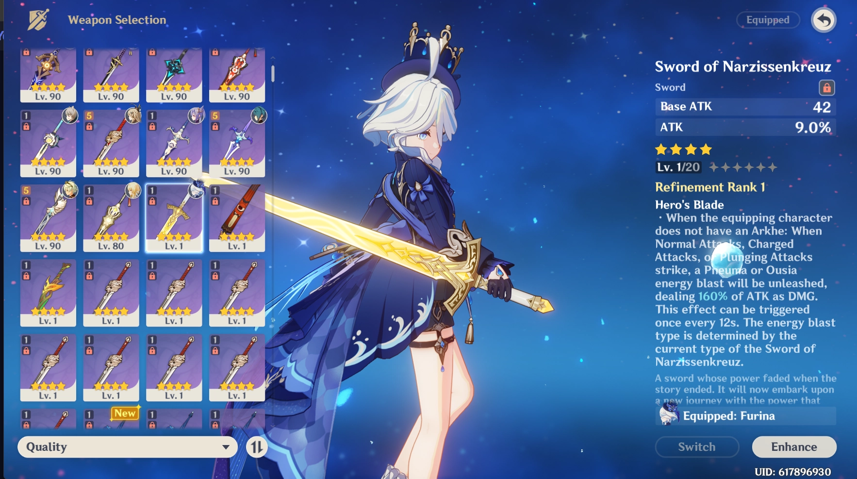 3 HOURS of clicking through cutscenes to get a goofy butter sword ...