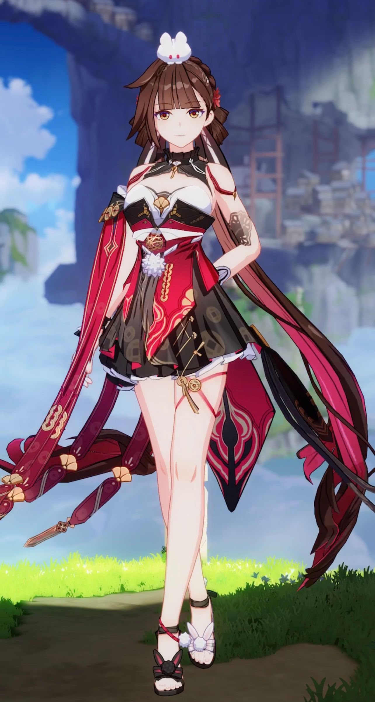 Beautiful Sushang in red ️‍🔥🖤 Honkai Impact 3rd | HoYoLAB