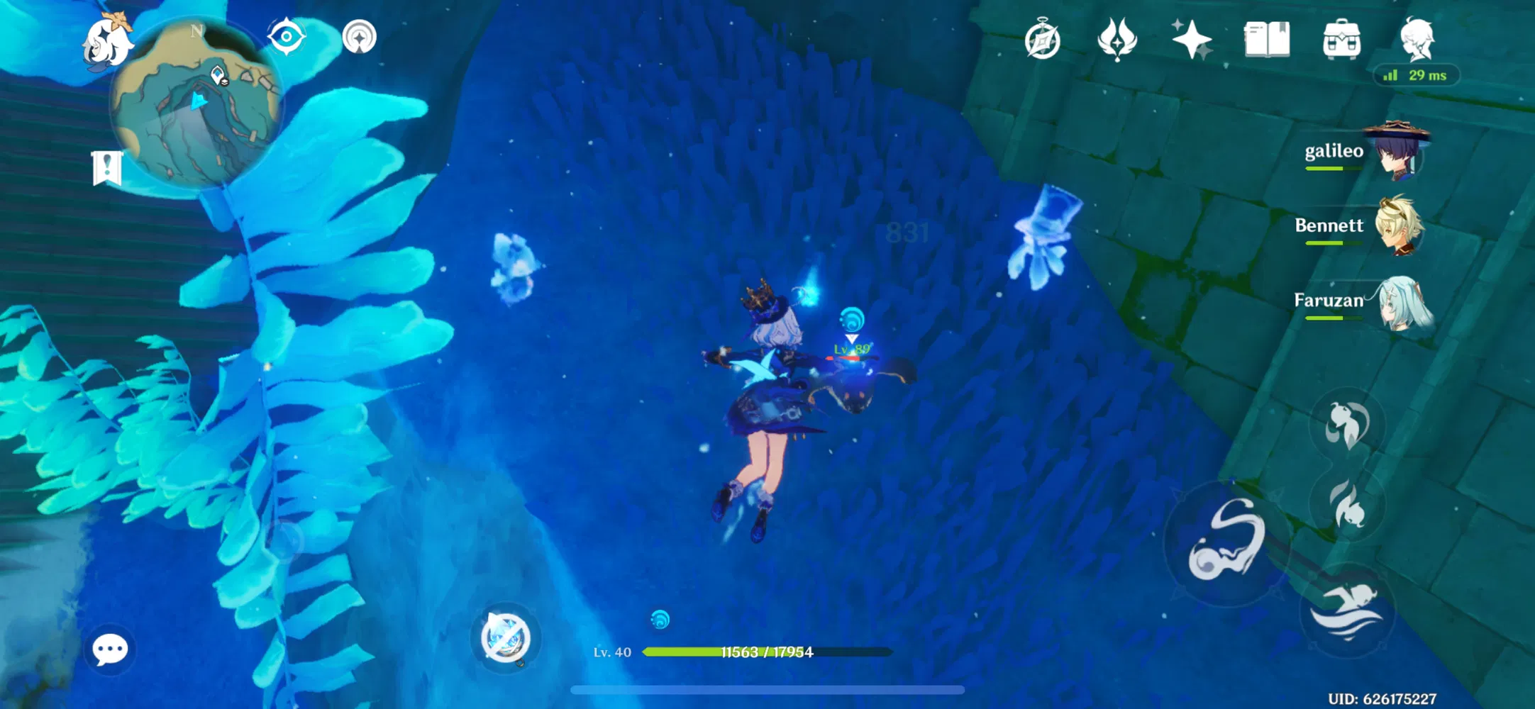 Furina summons fight underwater?! Genshin Impact | HoYoLAB