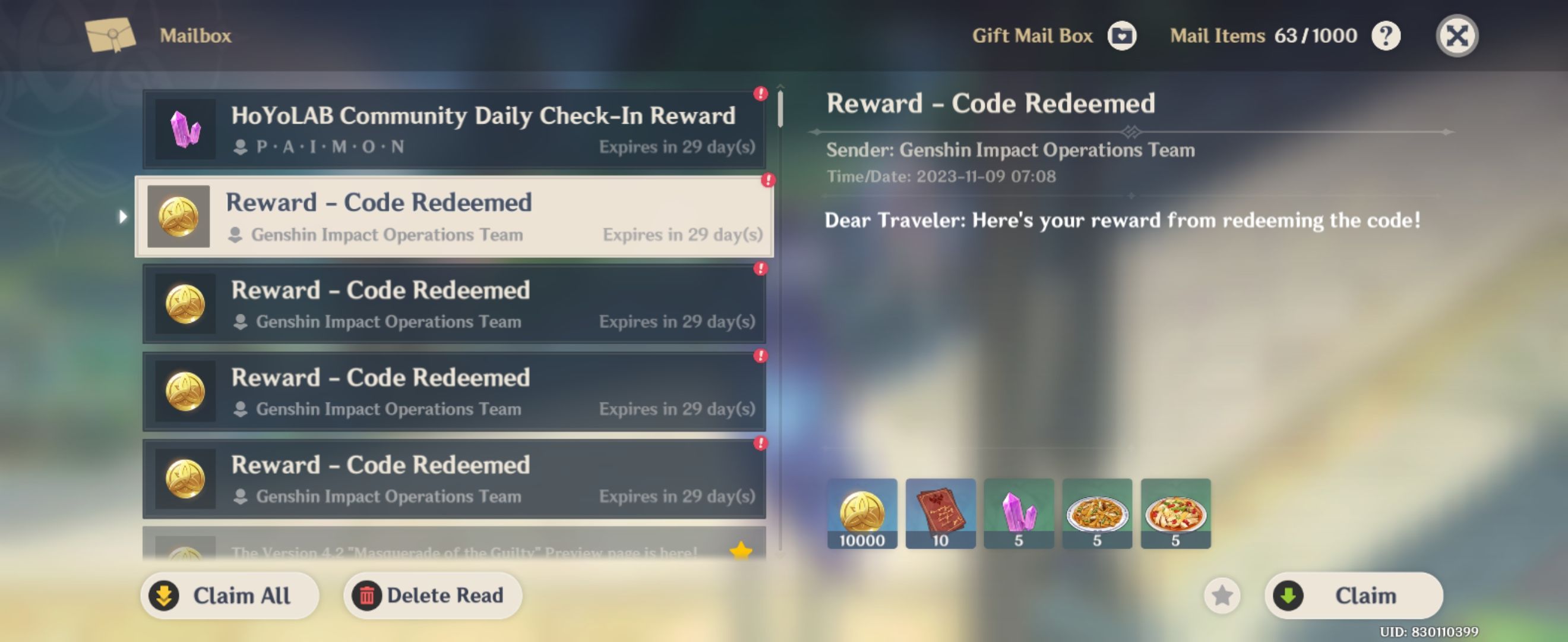 New Redemption Codes Genshin Impact | HoYoLAB