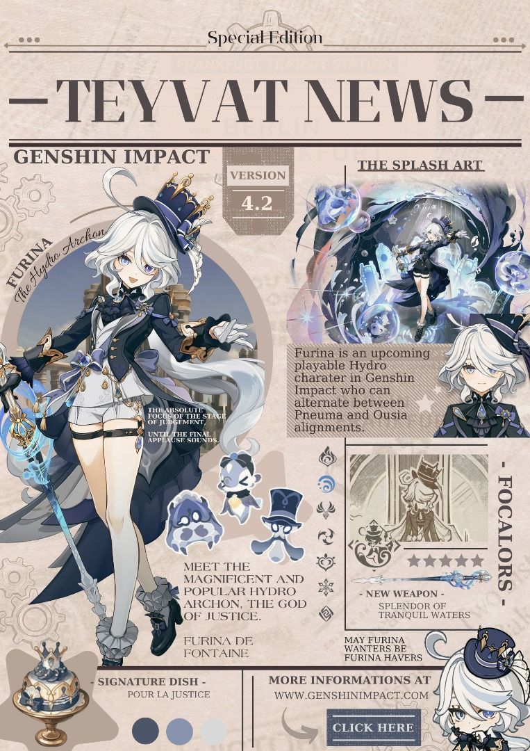 My Furina poster ! Genshin Impact | HoYoLAB