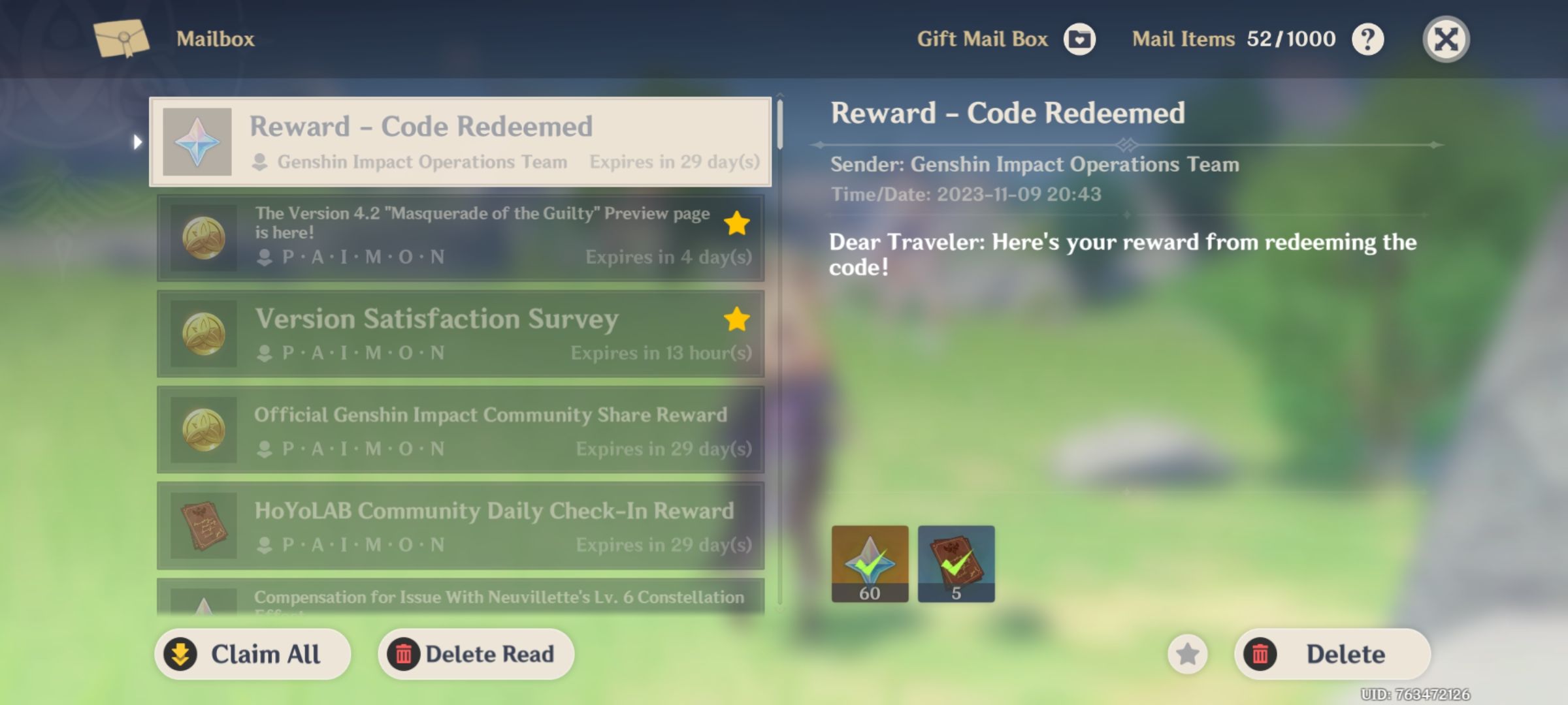 Free 60 primos & more... Genshin Impact | HoYoLAB