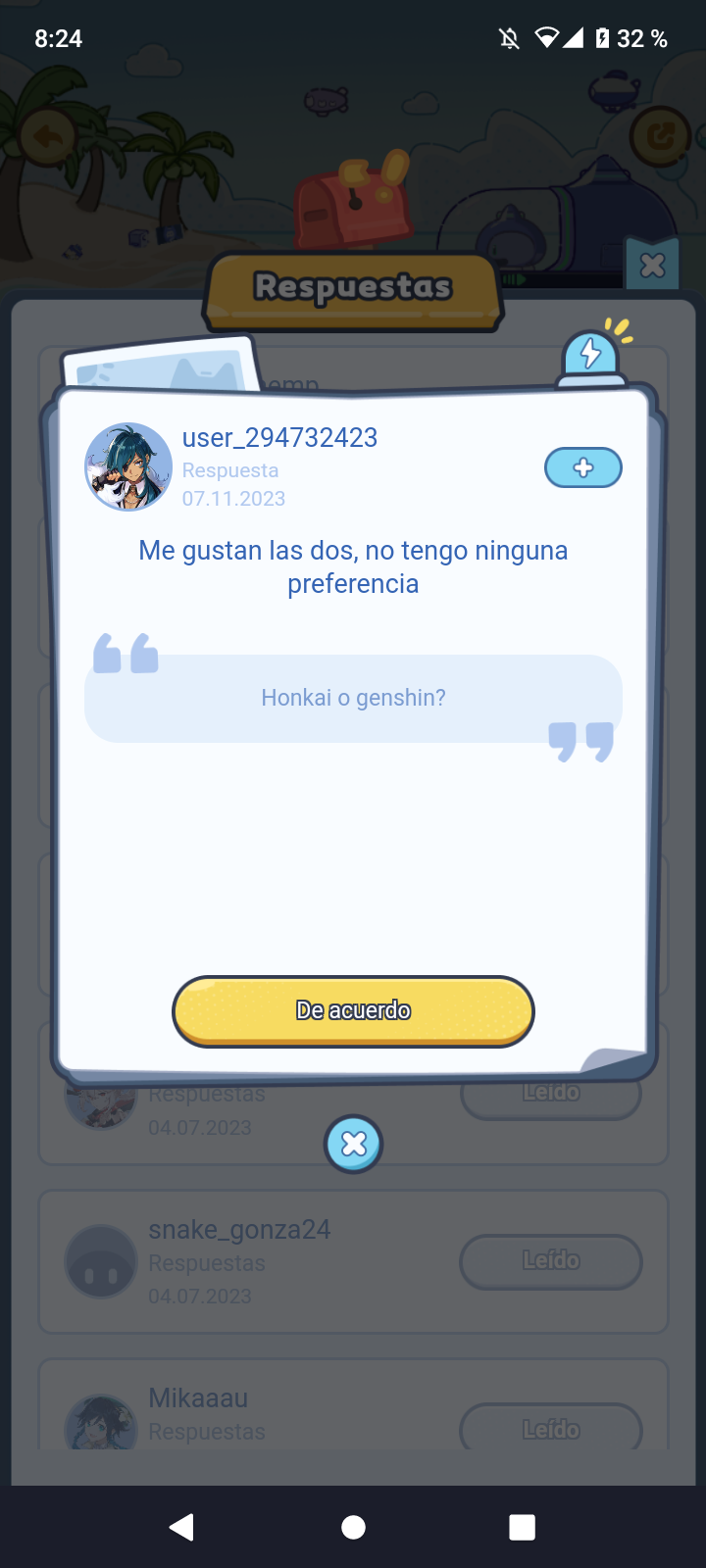 pregunte cual de los 2 les gustaba más y estás fueron las respuestas ...