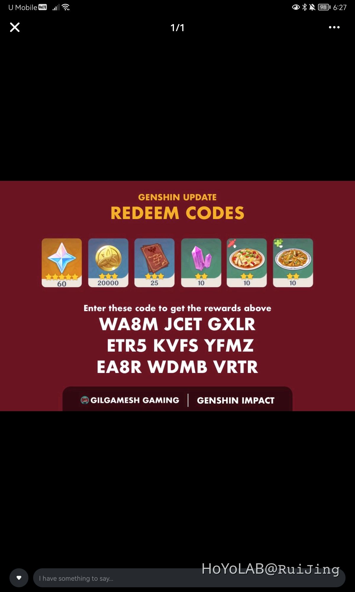 NEW WORKING CODE!!! Genshin Impact | HoYoLAB