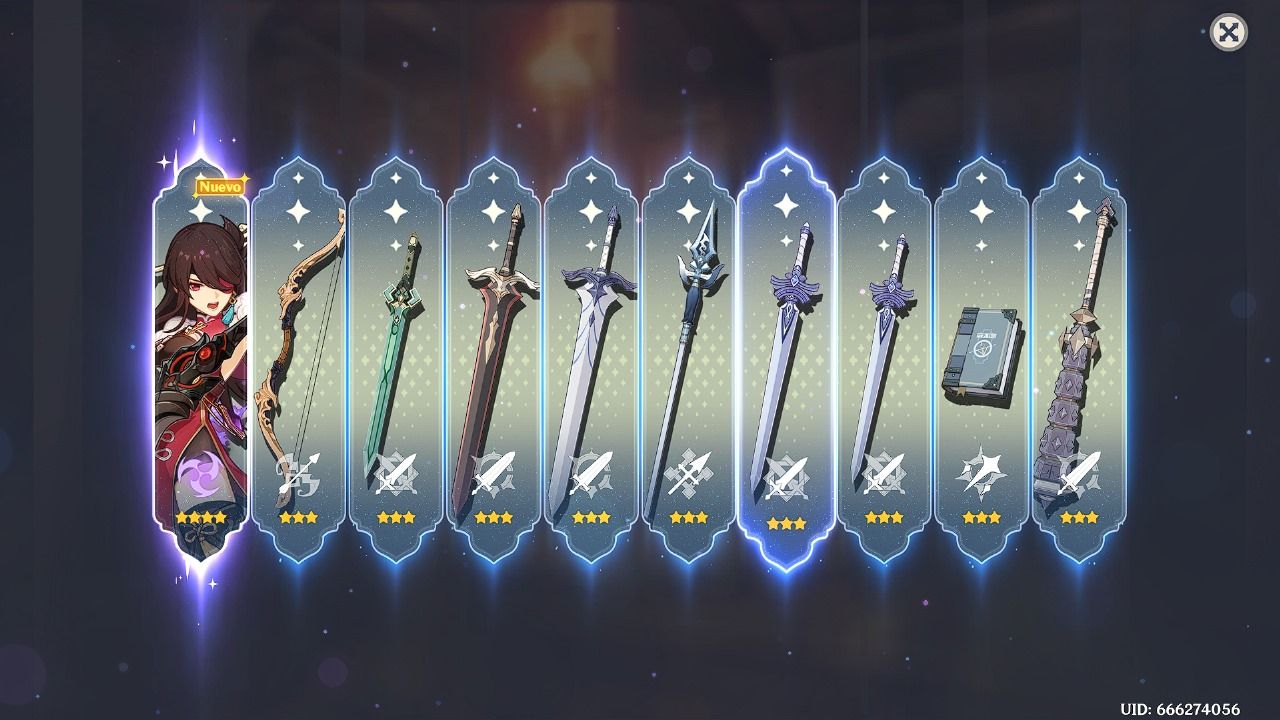 Primeros 10 giros para sacar a Furia Genshin Impact | HoYoLAB