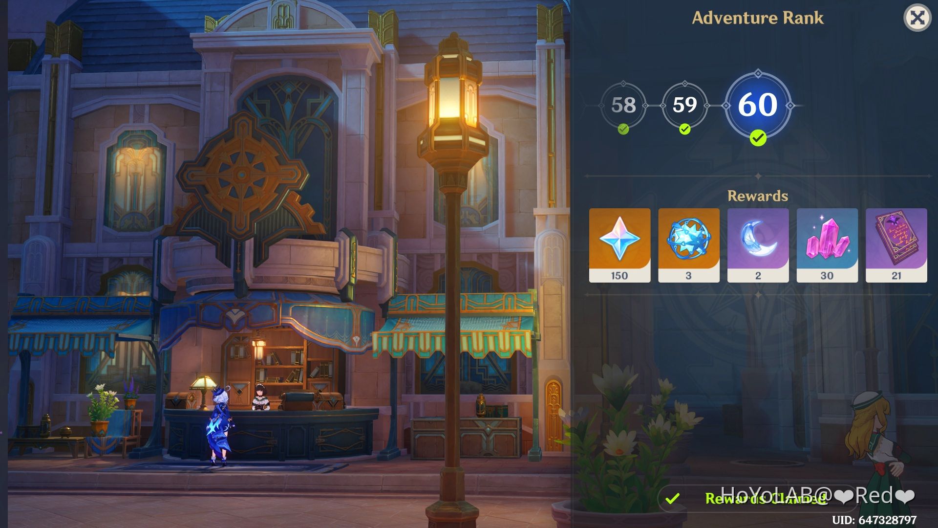 Adventure Rank 60! Genshin Impact | HoYoLAB