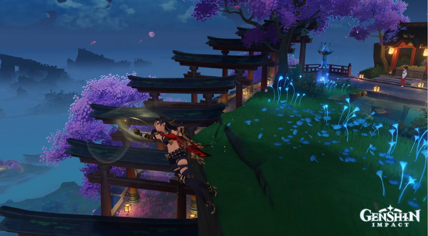 how to fall of a cliff in a fancy way Genshin Impact | HoYoLAB