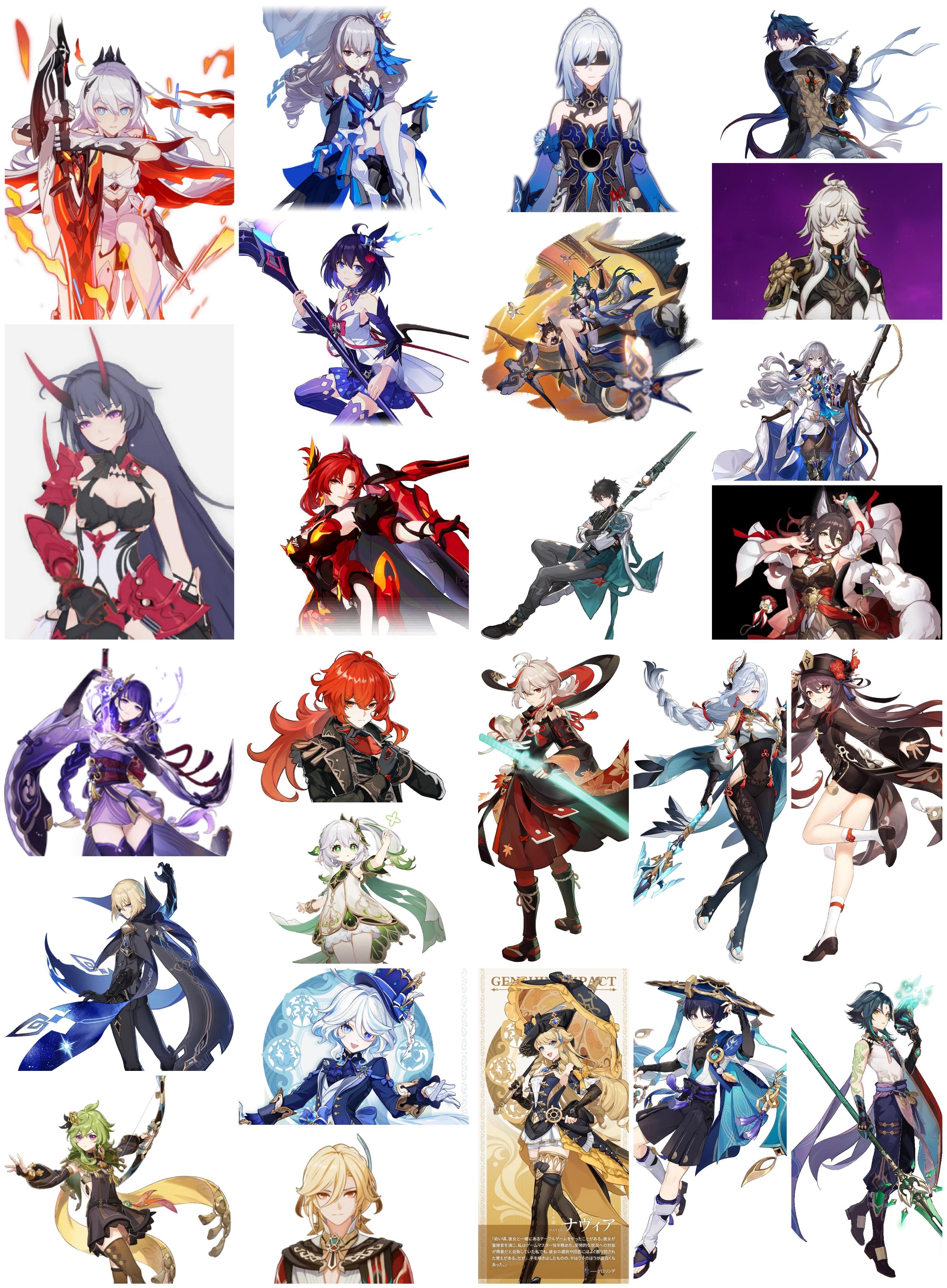 The most essential ingredient for making a good hoyoverse character is ...