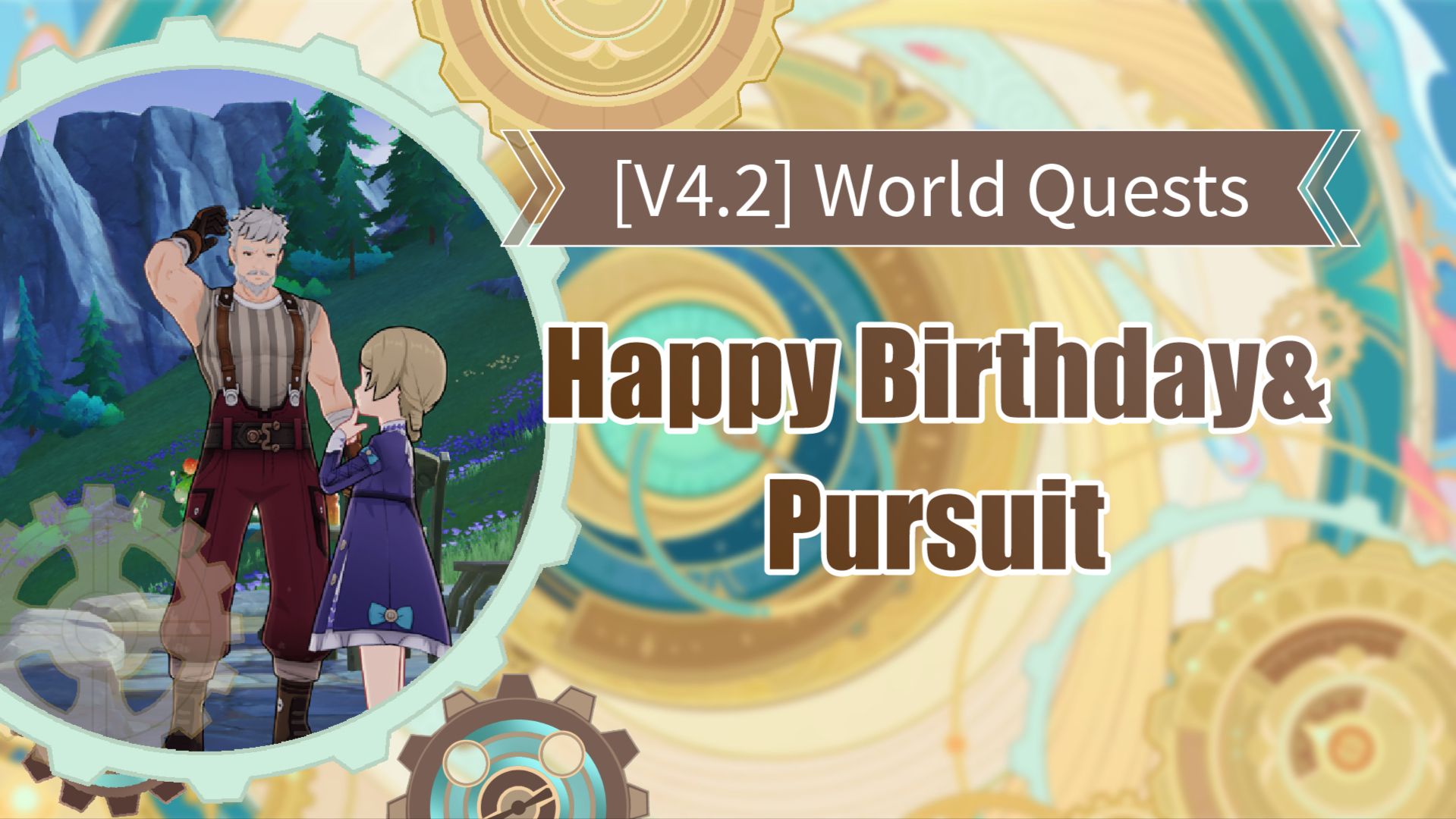 [V4.2] 60 Primogem + 1 Achievement! World Quest “Pursuit” “Happy ...
