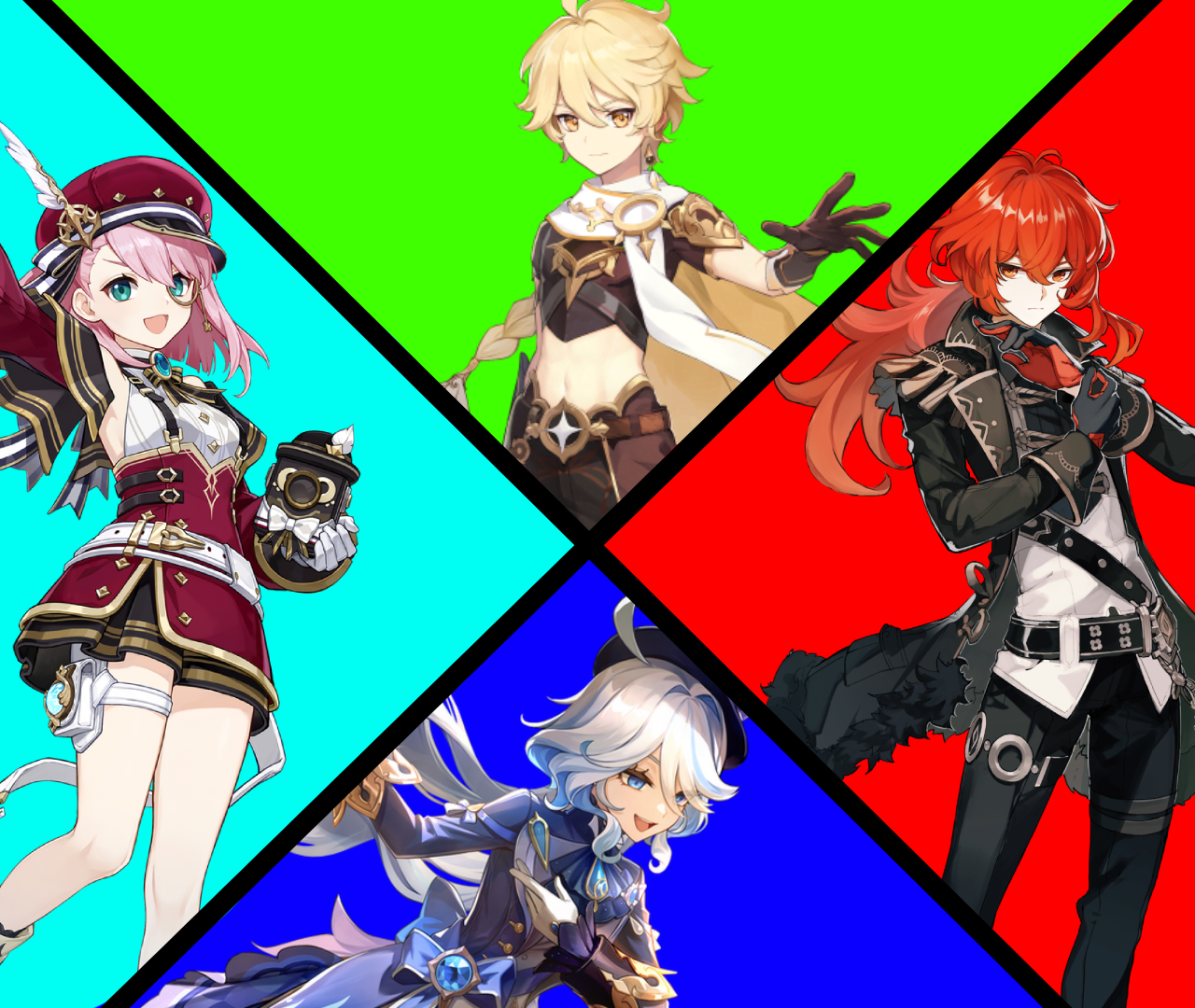 My team for the archon quest Childe fight. Genshin Impact | HoYoLAB