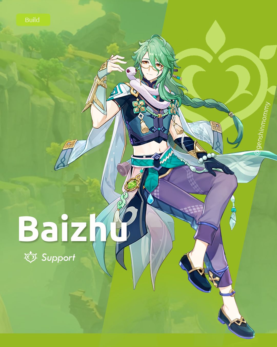 Baizhu Build & Material Genshin Impact | HoYoLAB