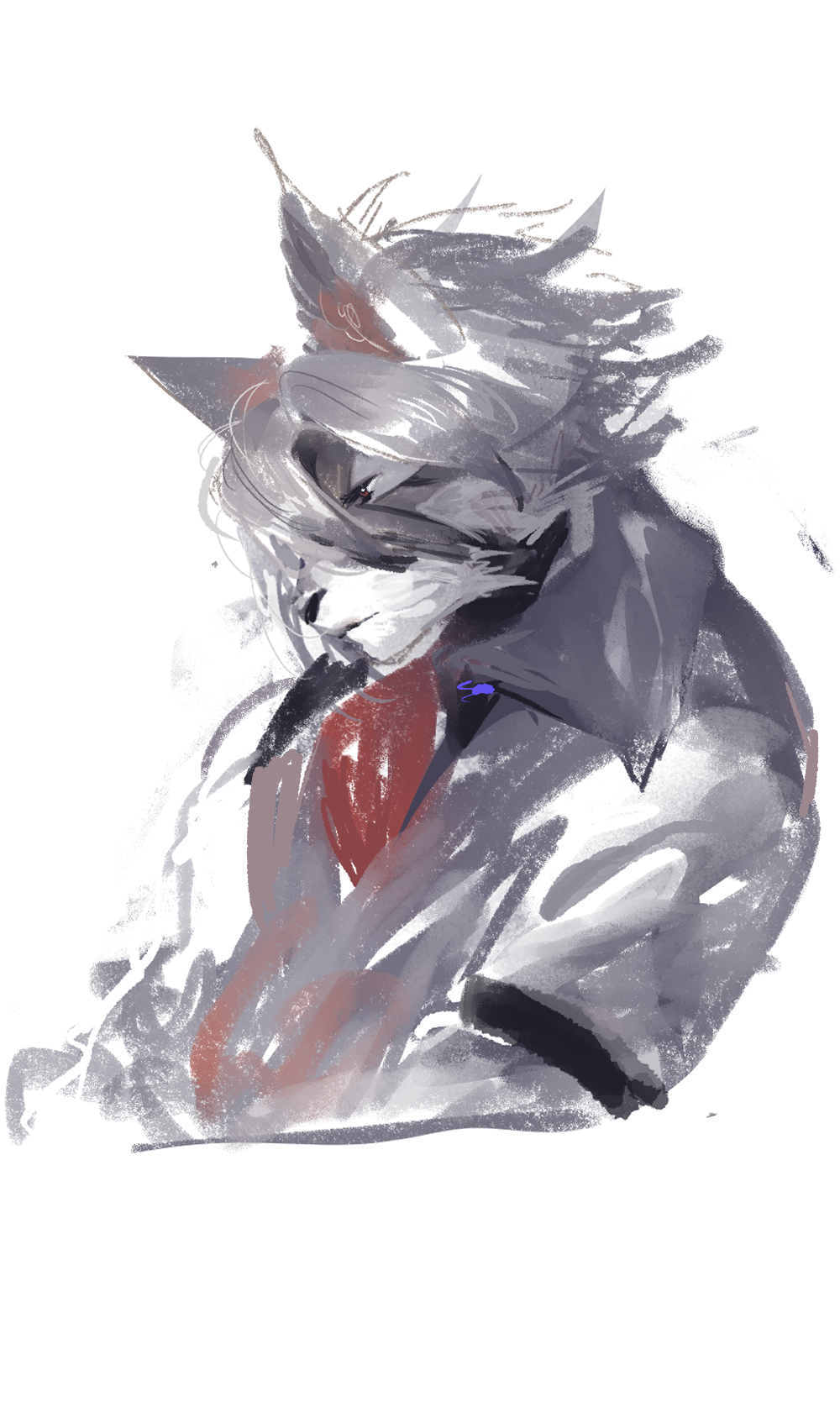 I tried drawing Von Lycaon! Zenless Zone Zero | HoYoLAB