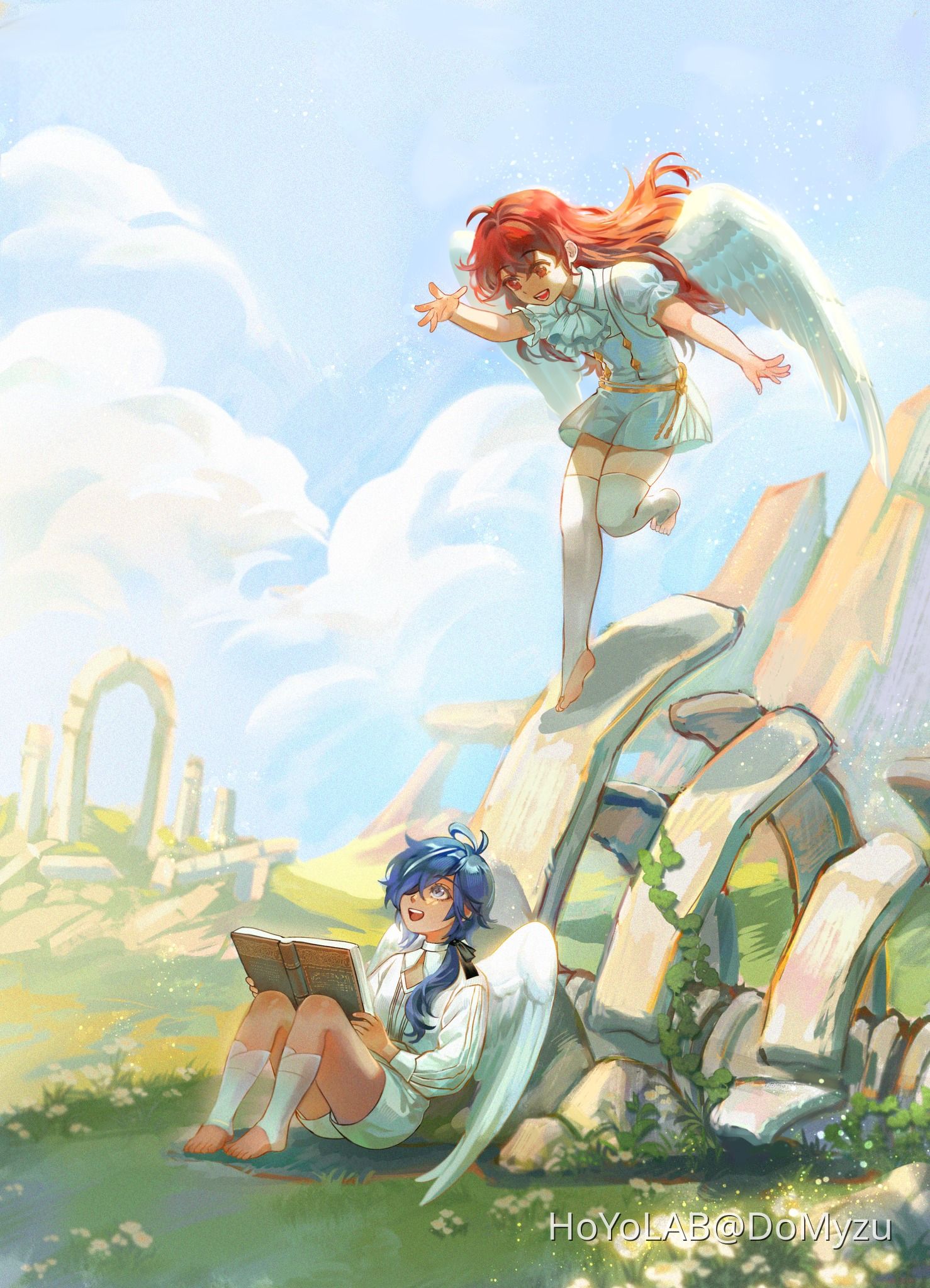 Babe boy Angels Genshin Impact | HoYoLAB