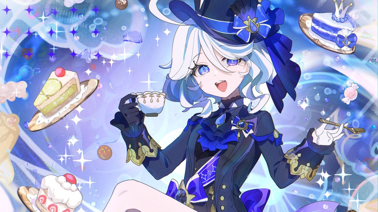 Let them eat cake! (and macaroni) my fanart of Furina! Genshin Impact ...