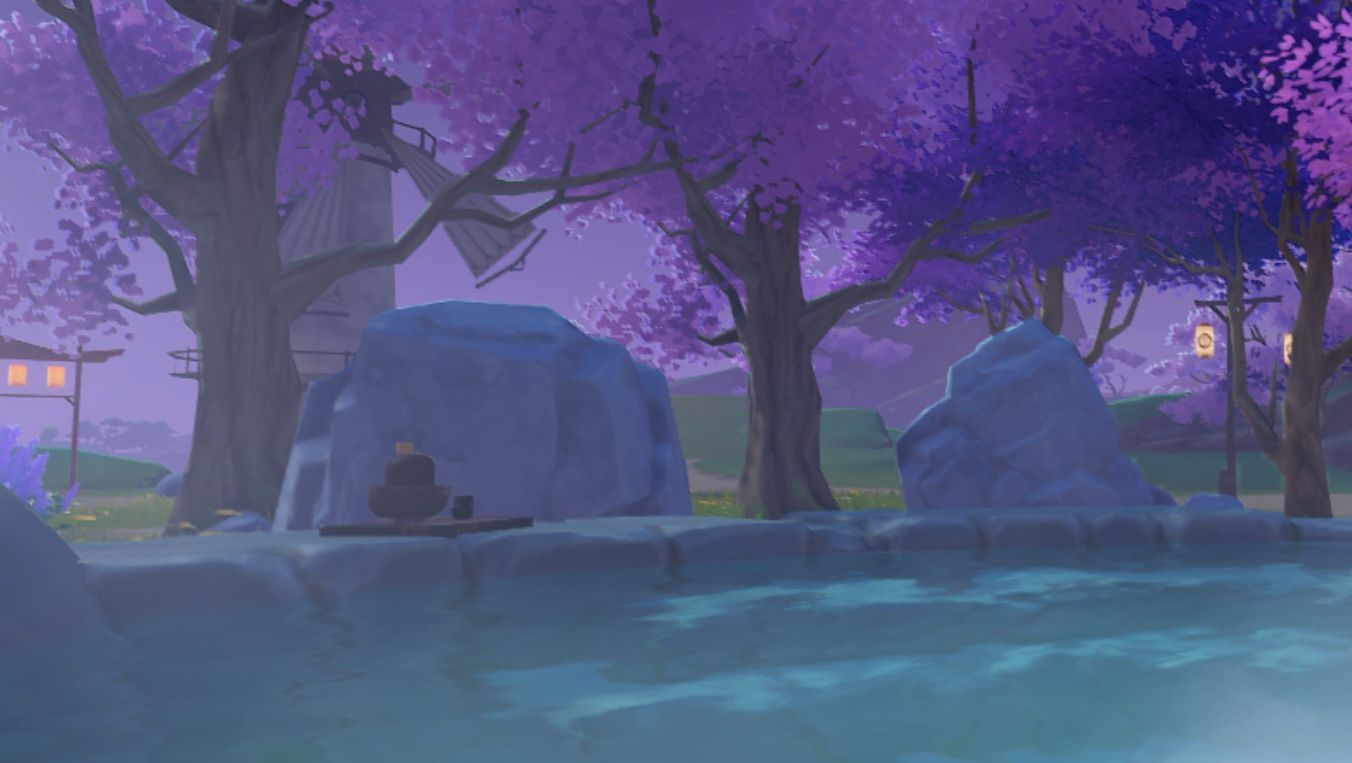 Perfect view for Hot Springs Genshin Impact | HoYoLAB