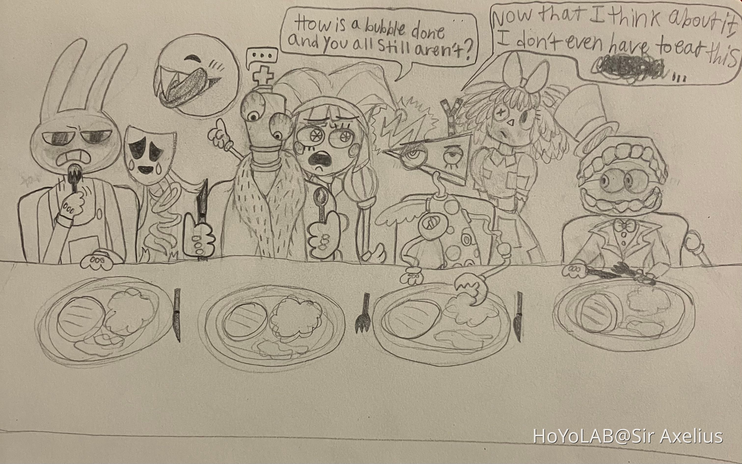 How the dinner party really went: (Digital Circus) | HoYoLAB