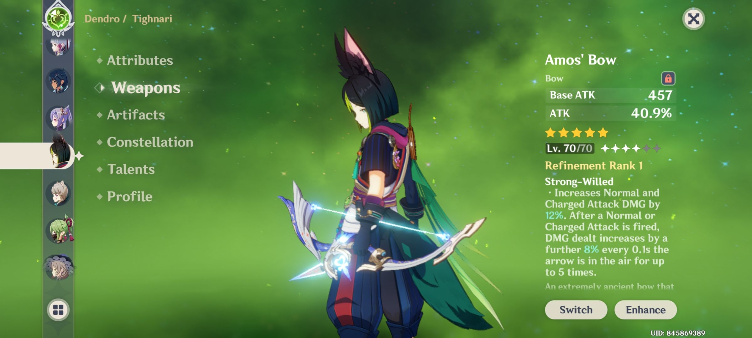 The first 5-star character with the first 5-star weapon🫡 Genshin Impact ...