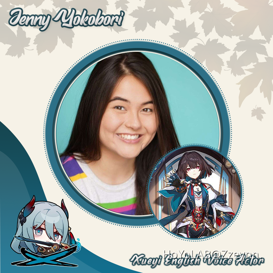 [Voice Actor] Jenny Yokobori - Xueyi EN Voice Actor Honkai: Star Rail ...