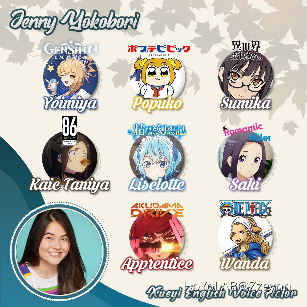 [Voice Actor] Jenny Yokobori - Xueyi EN Voice Actor Honkai: Star Rail ...